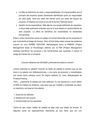 Definicion de proyecto | PDF