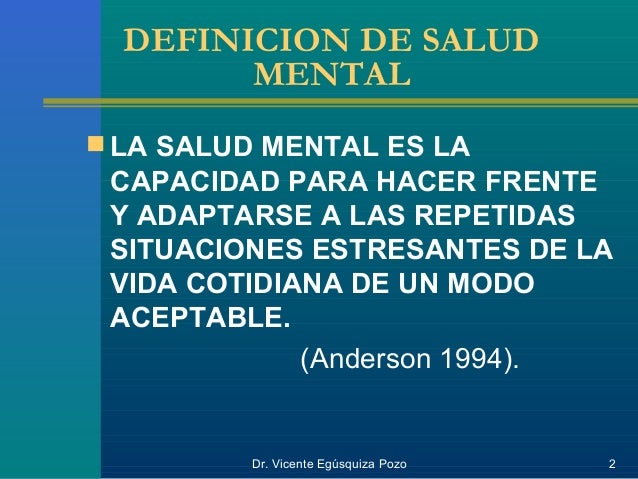 Definicion De Salud