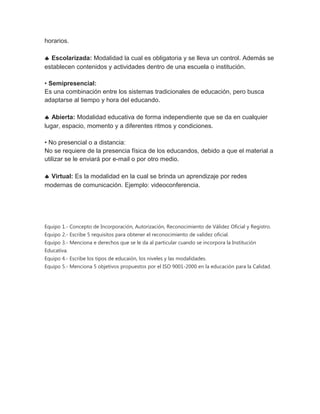 GRADOS DE EDUCACION Y NIVELES | DOC