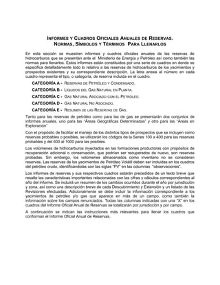 Definicionesy normas de_reservasdehidrocarburos | PDF