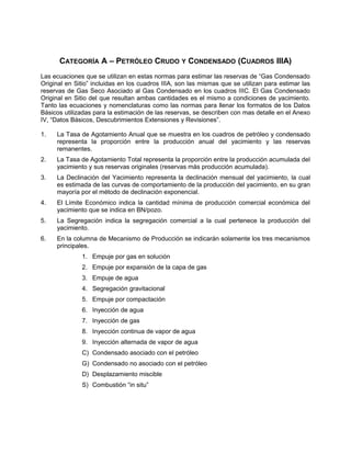 Definicionesy normas de_reservasdehidrocarburos | PDF