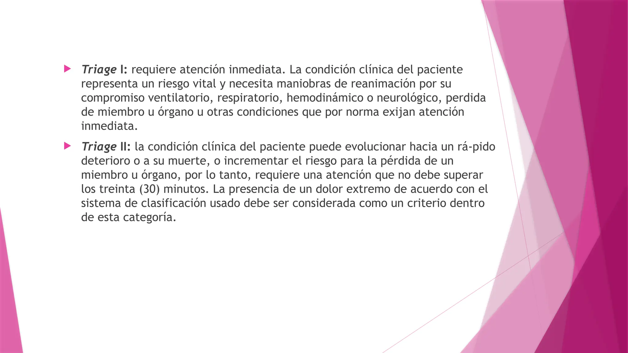 DEFINICION Y TIPOS DE TRIAGES EN URGENCIAS | PPTX