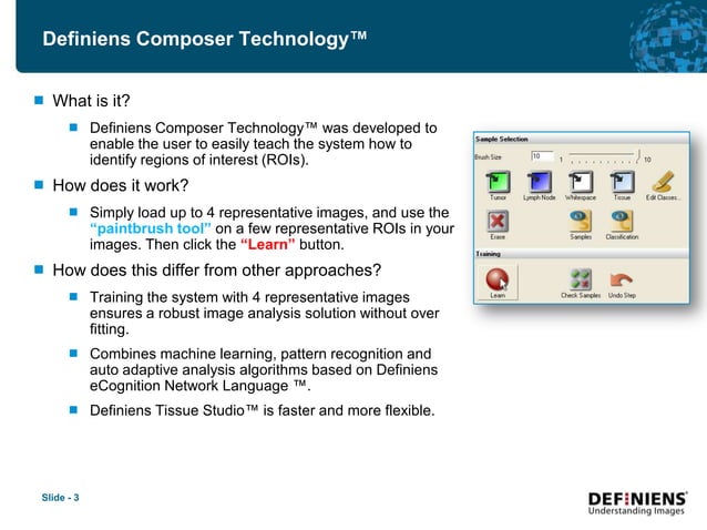Definiens Tissue Studio Advanced Digital Pathology Image Analysis ...