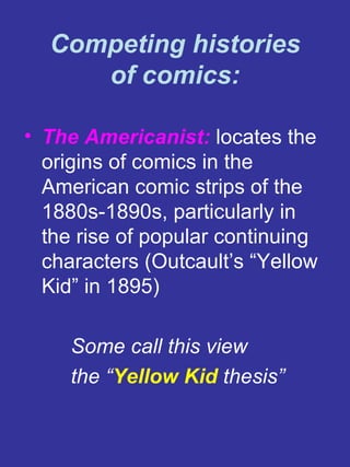 Comic Books (Golden Age) | PPT | Comics and Graphic Novels | Books and Literature