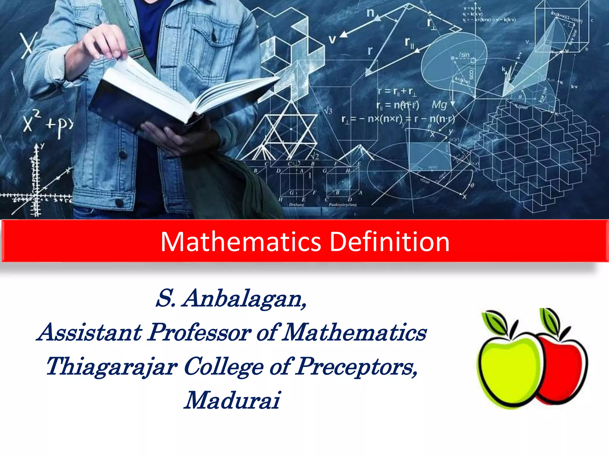 DEFINITION OF MATHEMATICS | PPTX