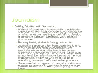 Alexis John B. Benedicto- Defining journalism | PPT