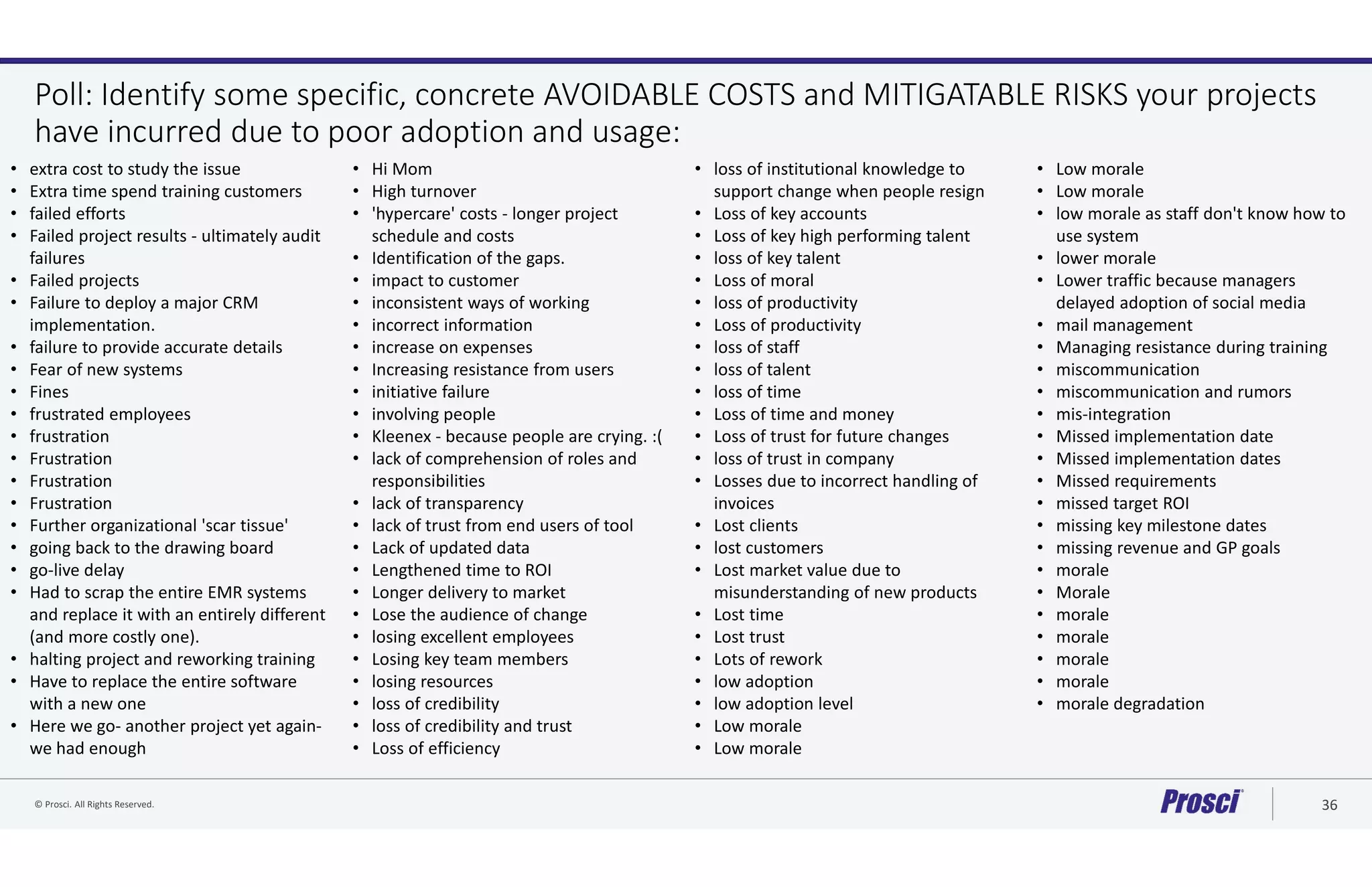 Defining the value of change management | PDF