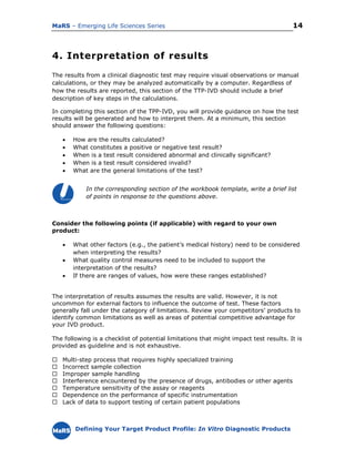 Defining your-target-product-profile in-vitro-diagnostic-products | PDF