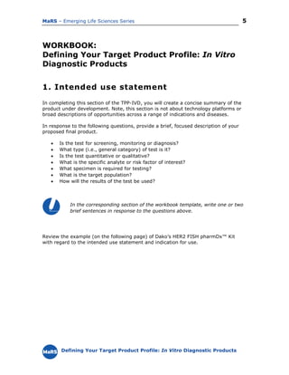 Defining your-target-product-profile in-vitro-diagnostic-products | PDF