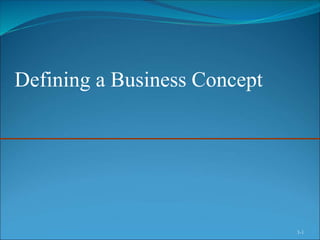Components of a Business Concept/ Business Model | PPT