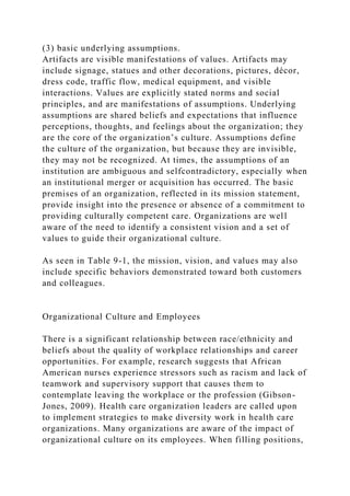 Defining a Culturally Competent Organization Culturally competent .docx