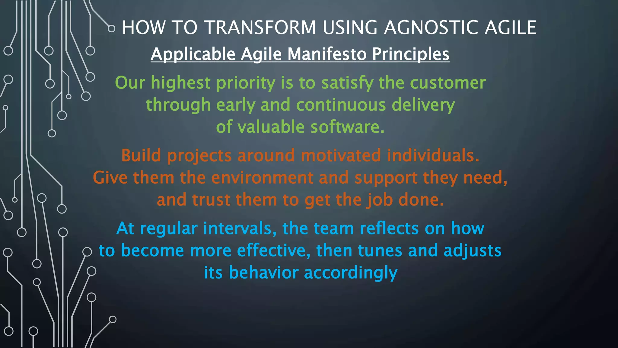 Defining agnostic agile | PPTX
