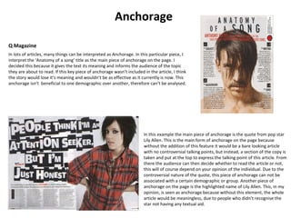 Defining an audience task 2 copy 1 | PPT