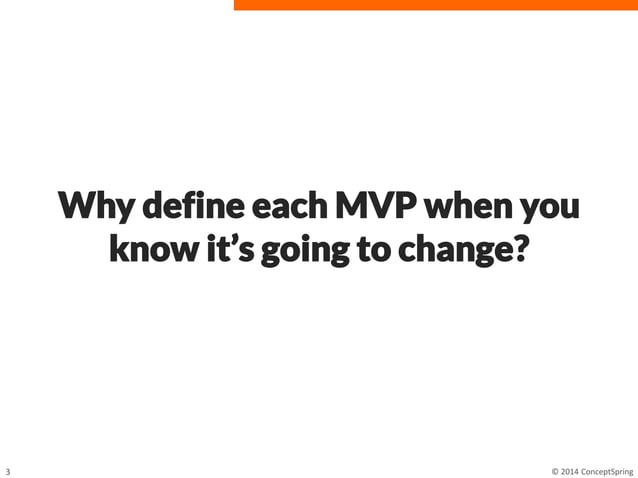Defining and building the MVP | PPTX