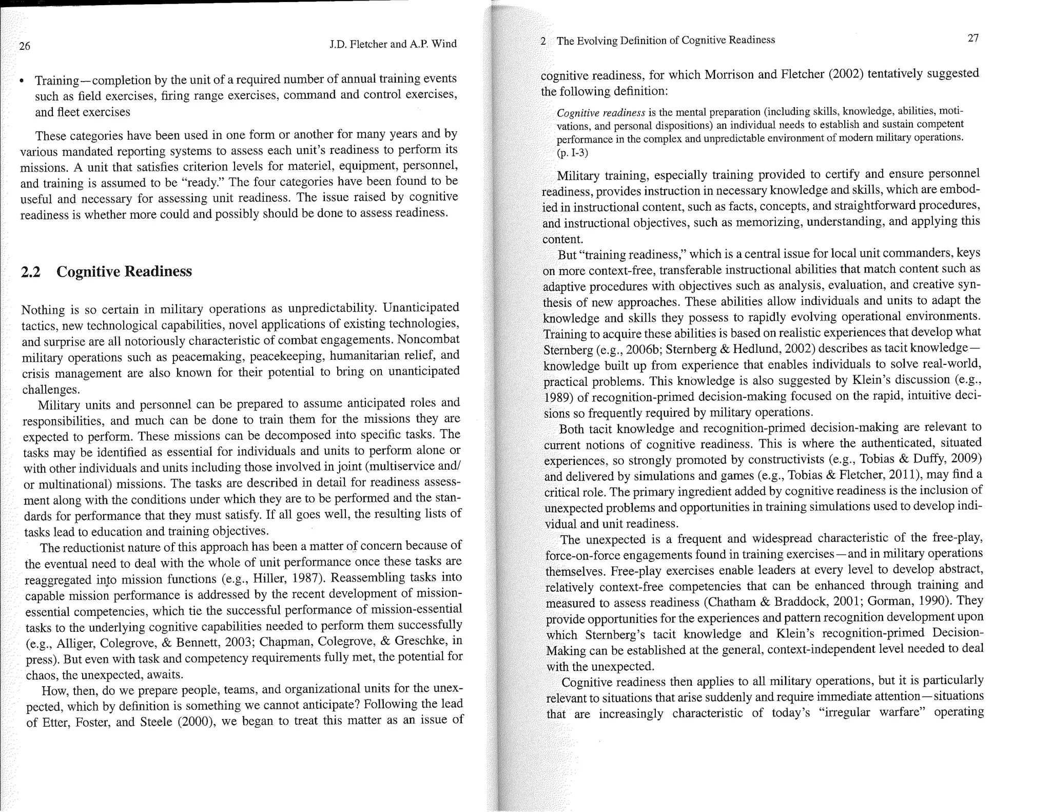 Defining and measuring cognitive readiness | PPT