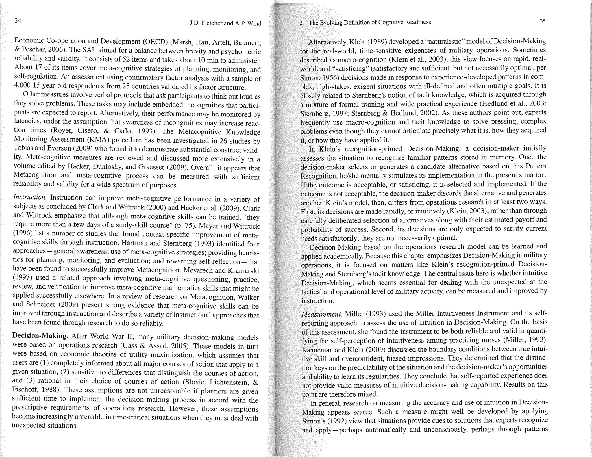 Defining and measuring cognitive readiness | PPT