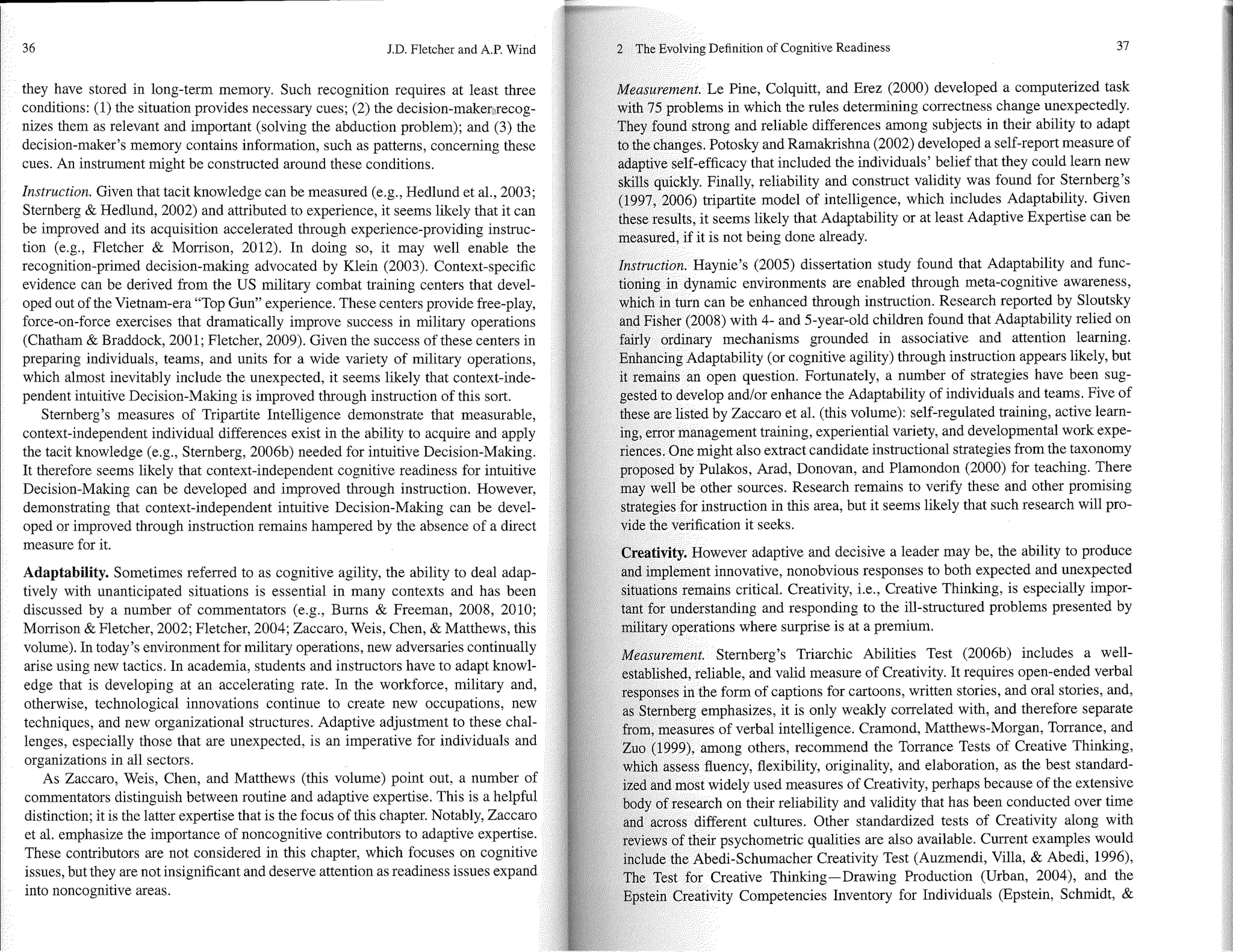 Defining and measuring cognitive readiness | PPT