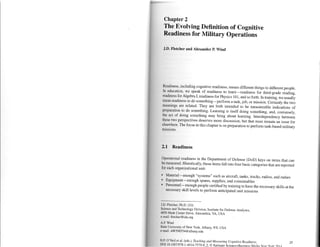 Defining and measuring cognitive readiness | PPT