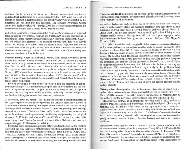 Defining and measuring cognitive readiness | PPT