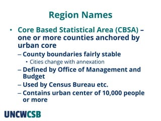 Defining a region for dist | PPTX