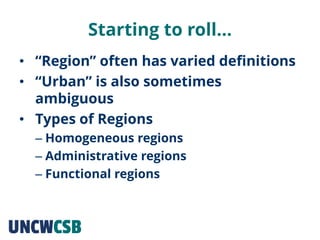 Defining a region for dist | PPTX