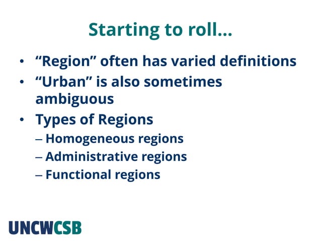 Defining a region for dist | PPTX
