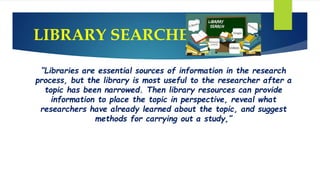 Defining a research topic | PPTX