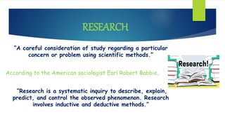 Defining a research topic | PPTX
