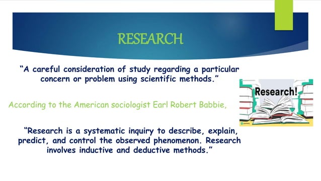 Defining a research topic | PPTX