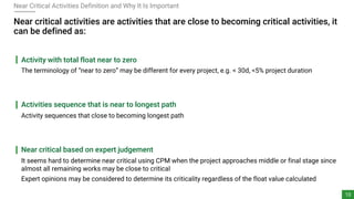 Defining, Assessing and Managing Critical - Near Critical Activities ...