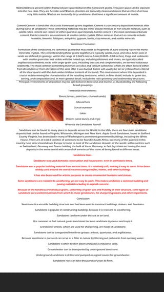 Defining basalt and sandstone. | PDF