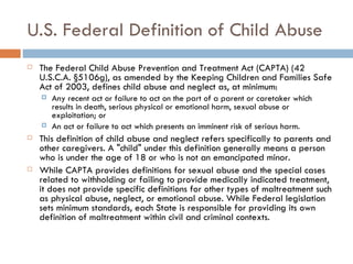 Defining Child Maltreatment | PPT
