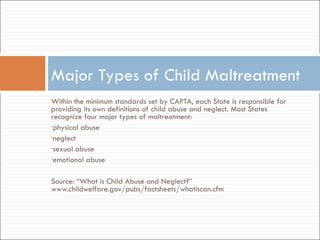 Defining Child Maltreatment | PPT