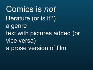 Defining comics | PPTX
