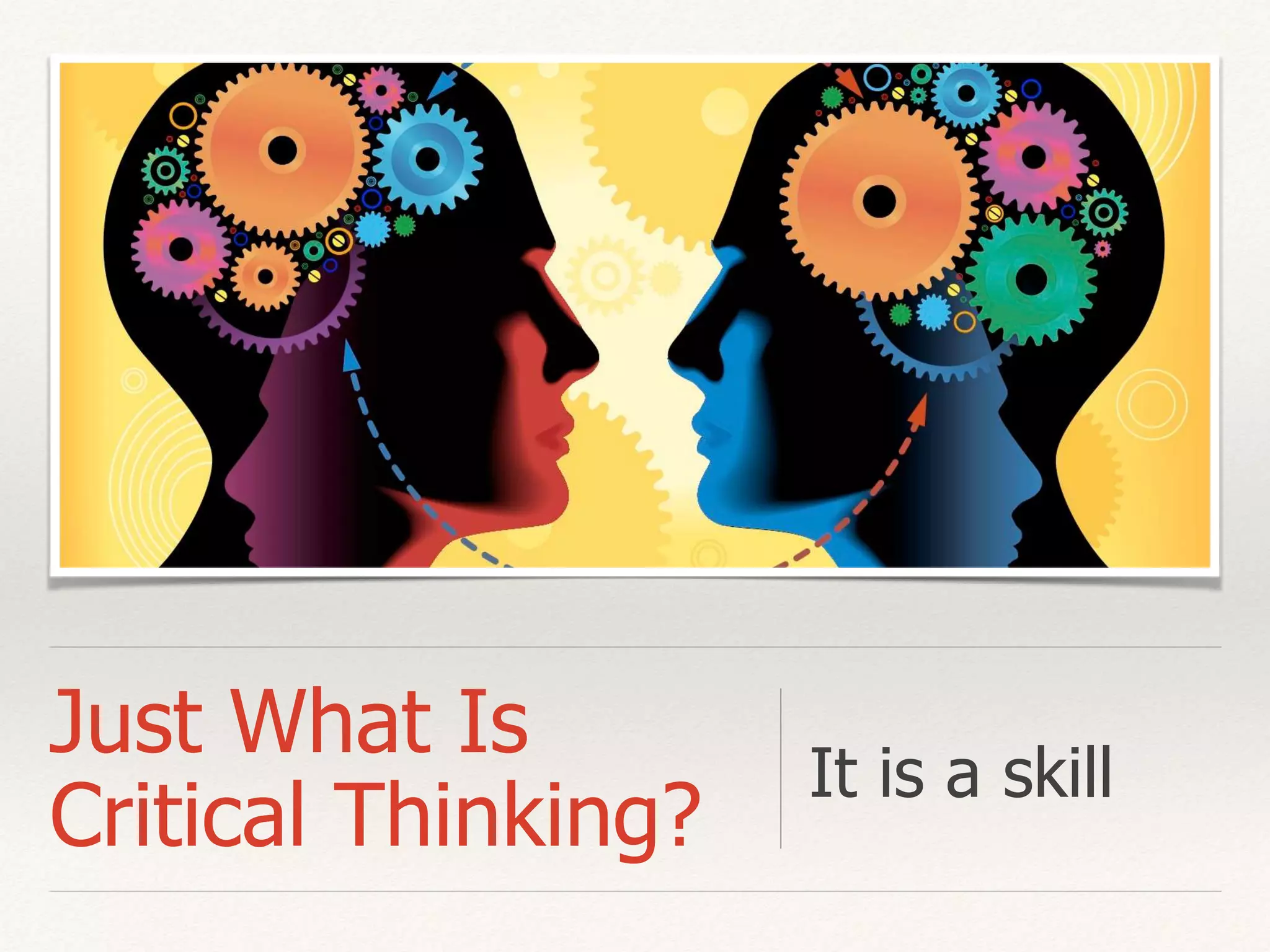 Defining Critical Thinking Unit Three | PPTX