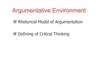 Defining Critical Thinking Unit Three | PPT