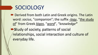 Defining culture and society | PPTX