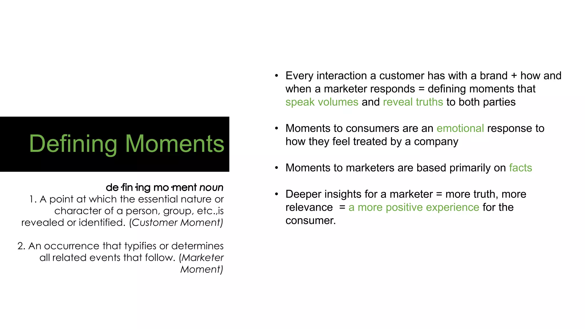 Defining Customer Moments | PDF
