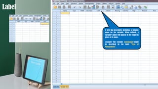 Defining Data in IBM SPSS Statistics | PPT