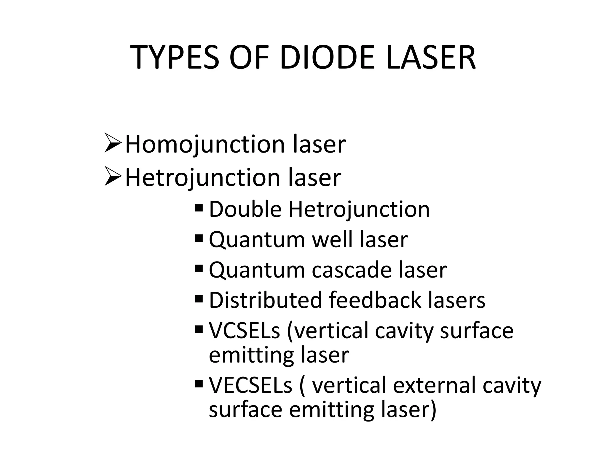 DIODE LASER MECHANISM OF ACTION | PPTX
