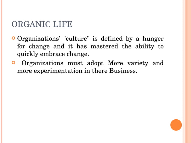 Defining Factors For Organization Of Future | PPT