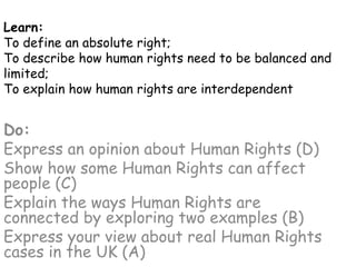 Defining human rights | PPT