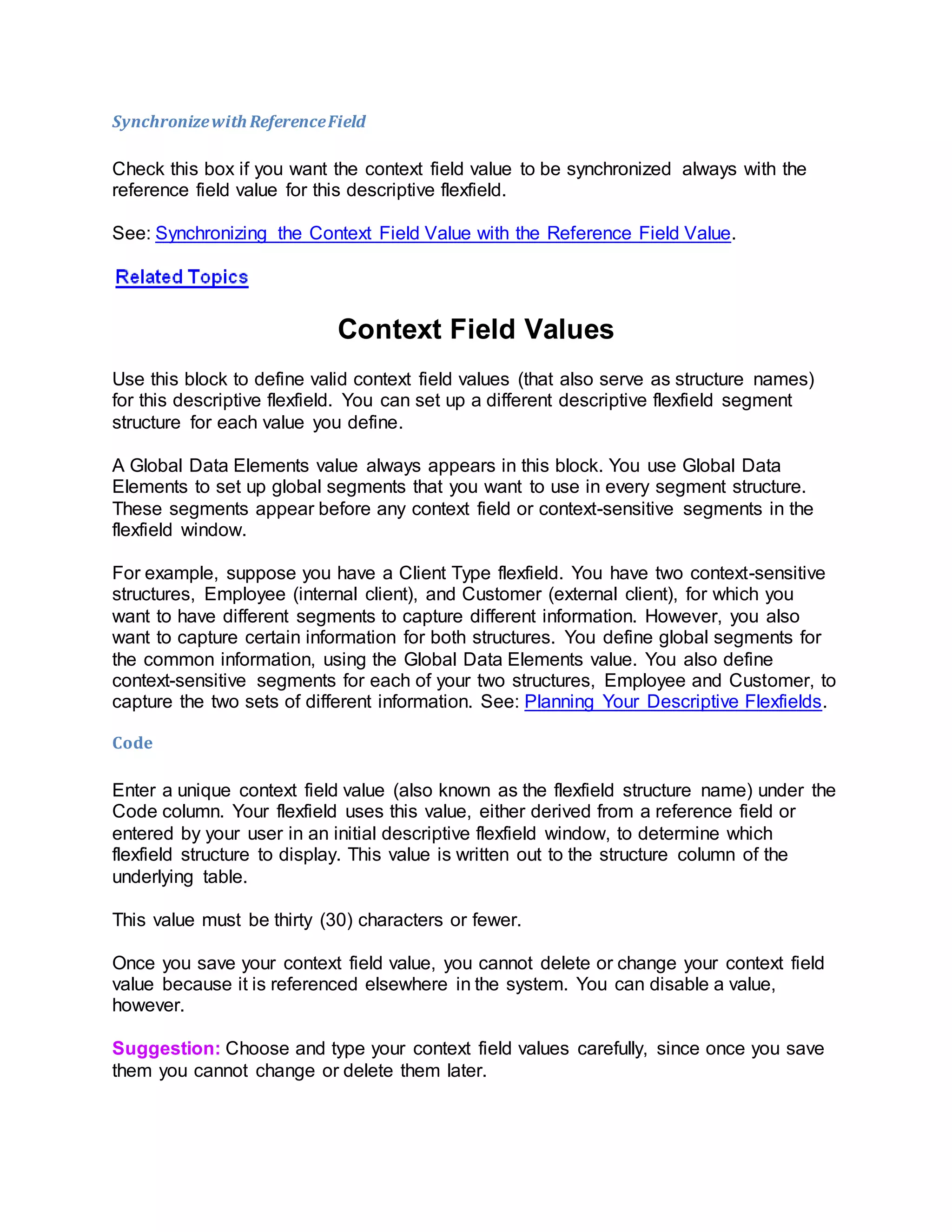 Defining key flexfields | DOCX