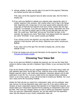 Defining key flexfields | DOCX