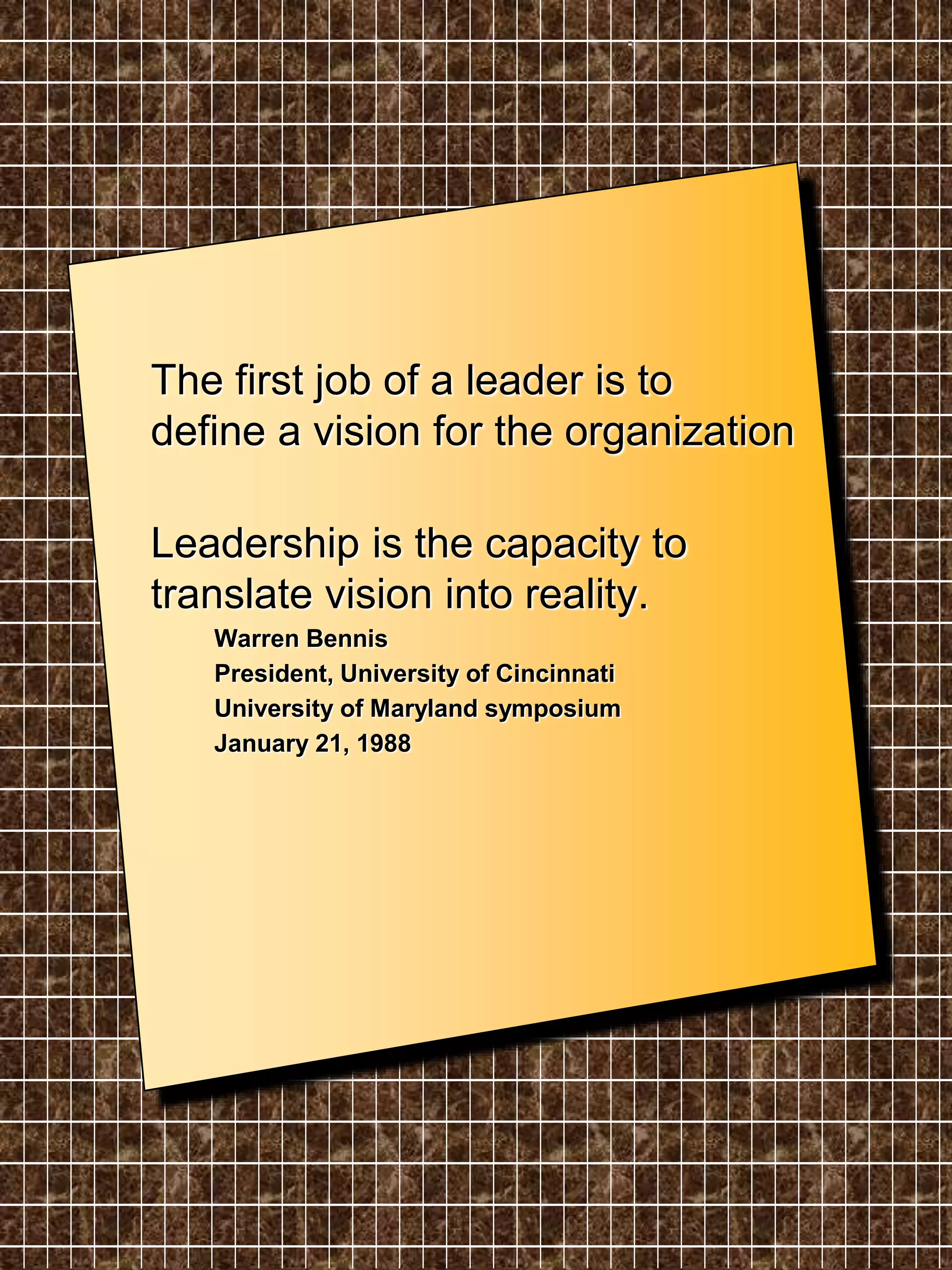 Defining Leadership With Quotes | PPTX