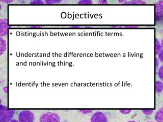 Defining life | PPT