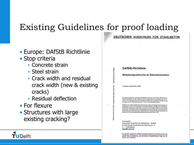 Defining loading criteria for proof loading | PPT | Free Download
