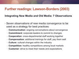 Defining Media Convergence | PPTX