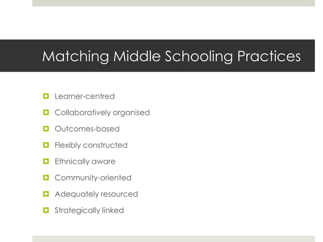 Defining middle years | PPT