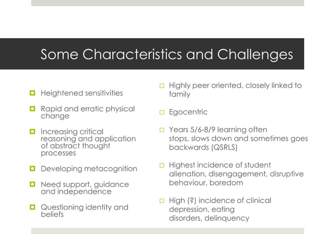 Defining middle years | PPT